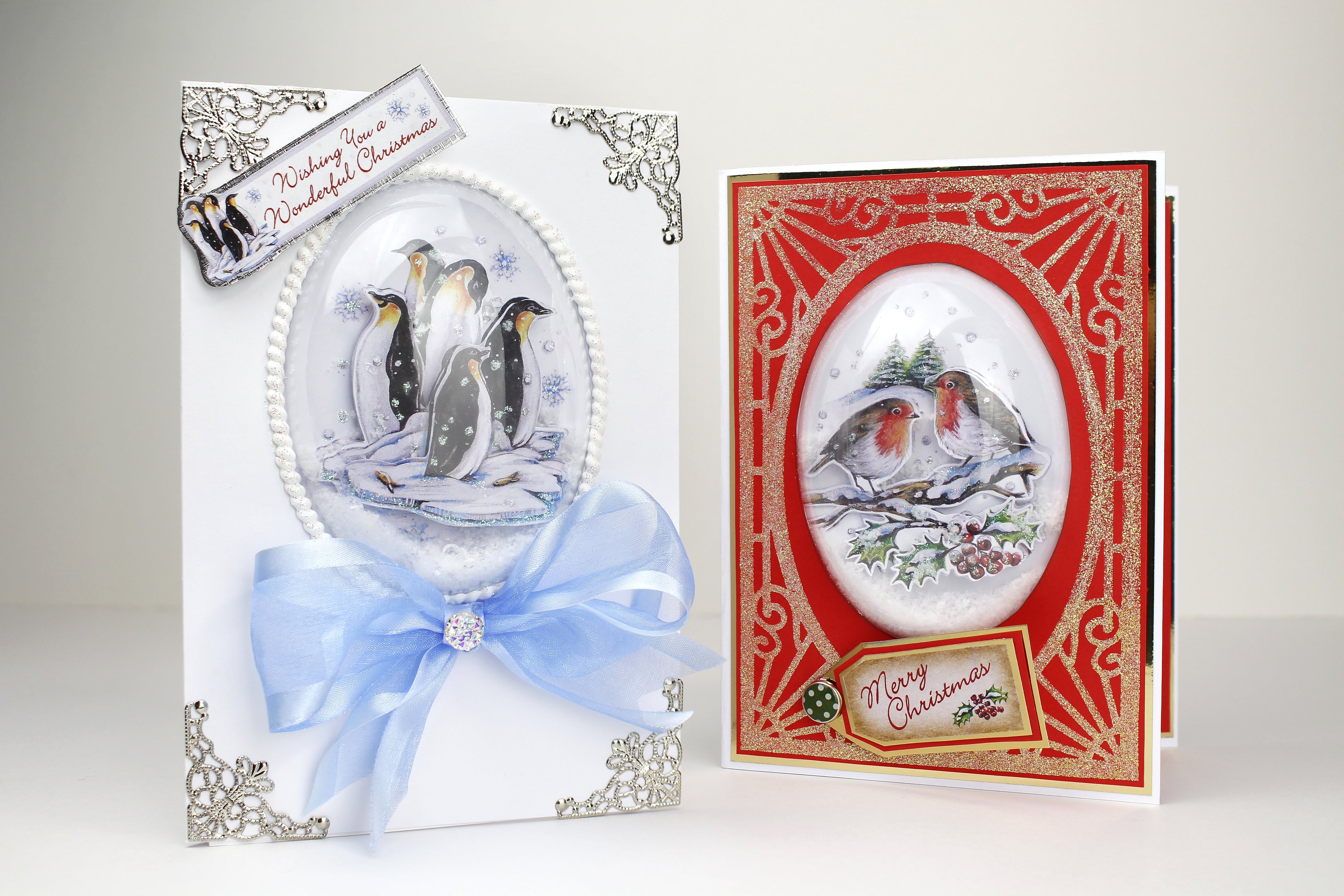 Snow Globe Winter Animal Scenes | Paper Craft Pad (Not Die Cut) — Katy ...
