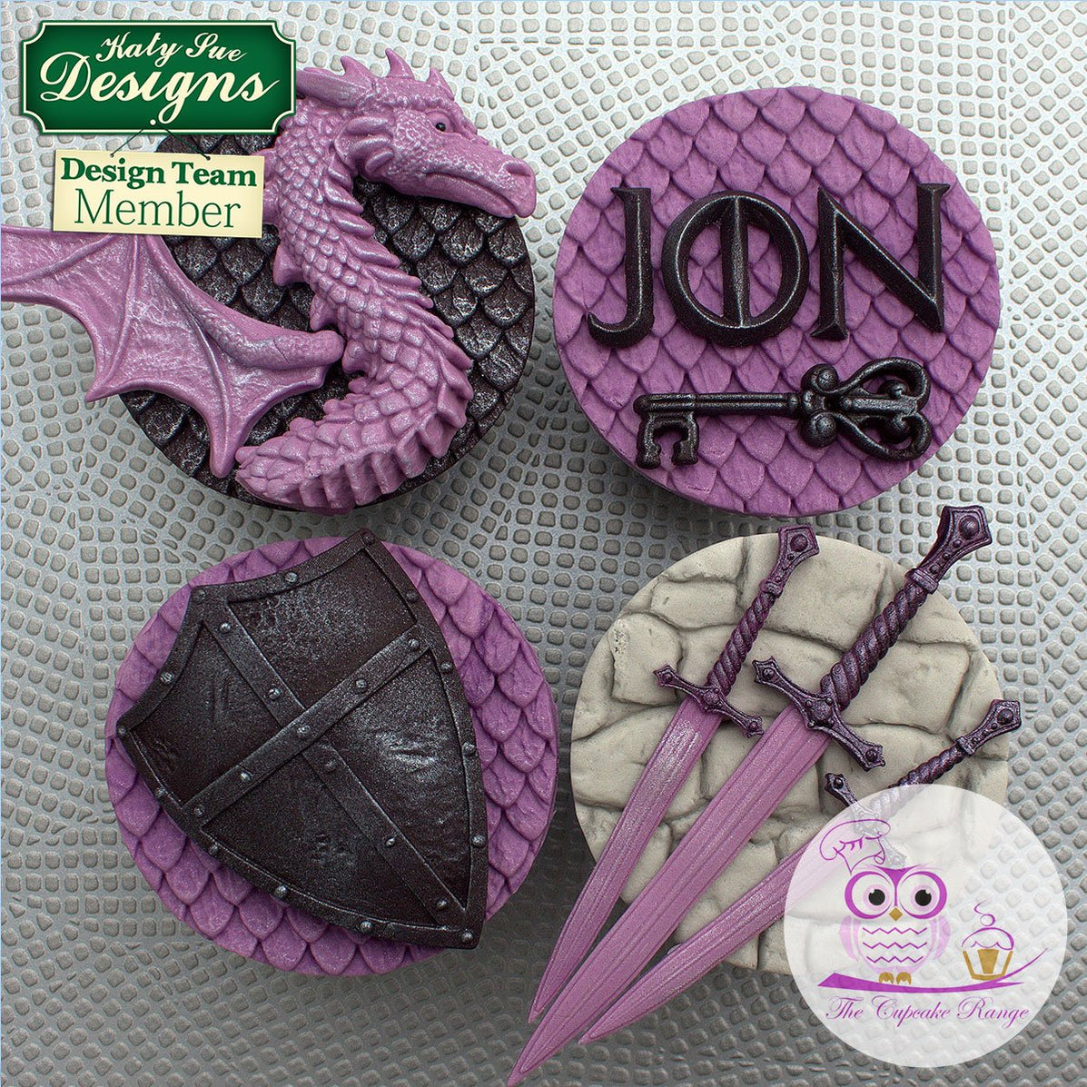 Continuous Dragon Scales Silicone Mould — Katy Sue Designs