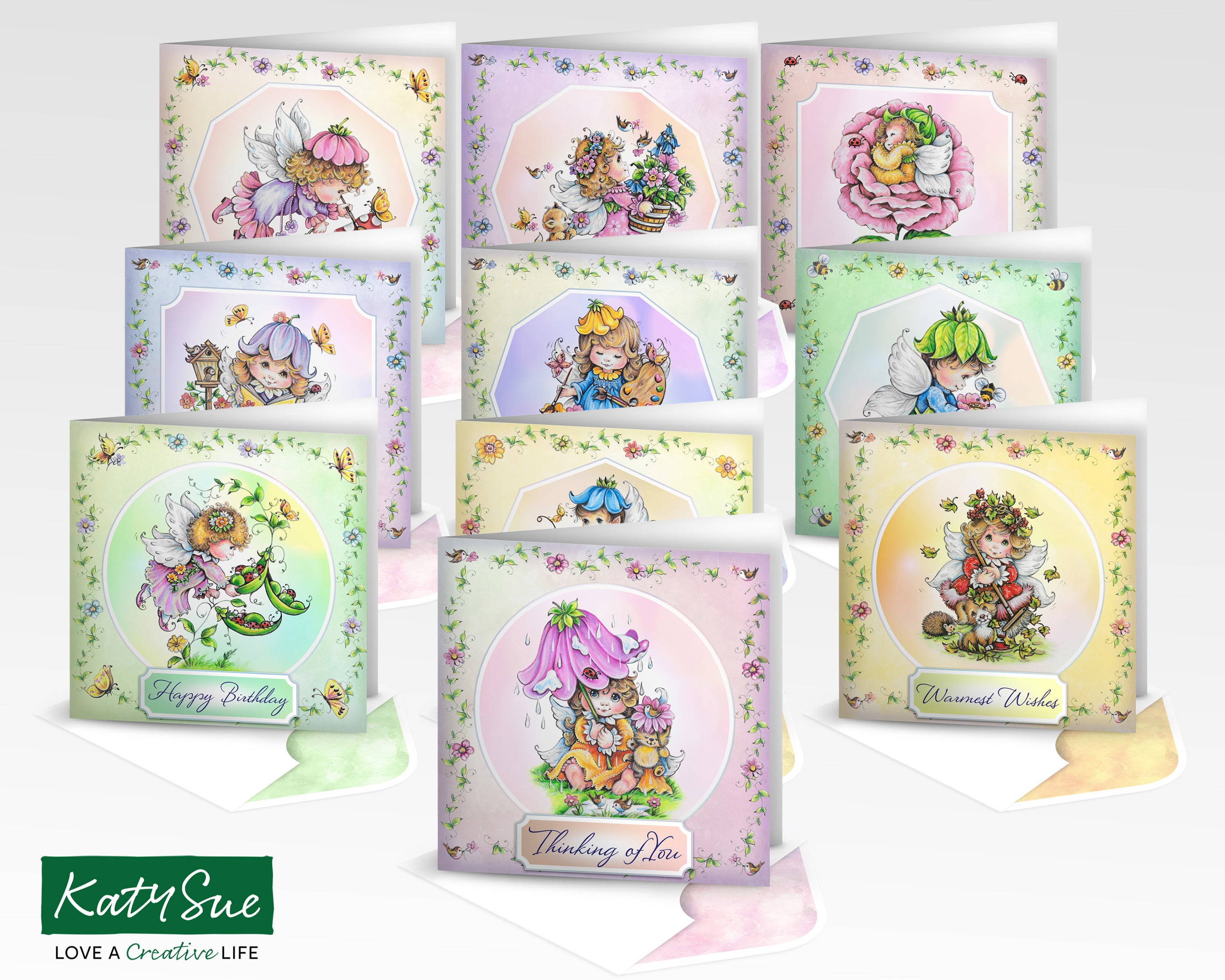 The Fairy Collection Complete | Digital Card Making Kit — Katy Sue Designs