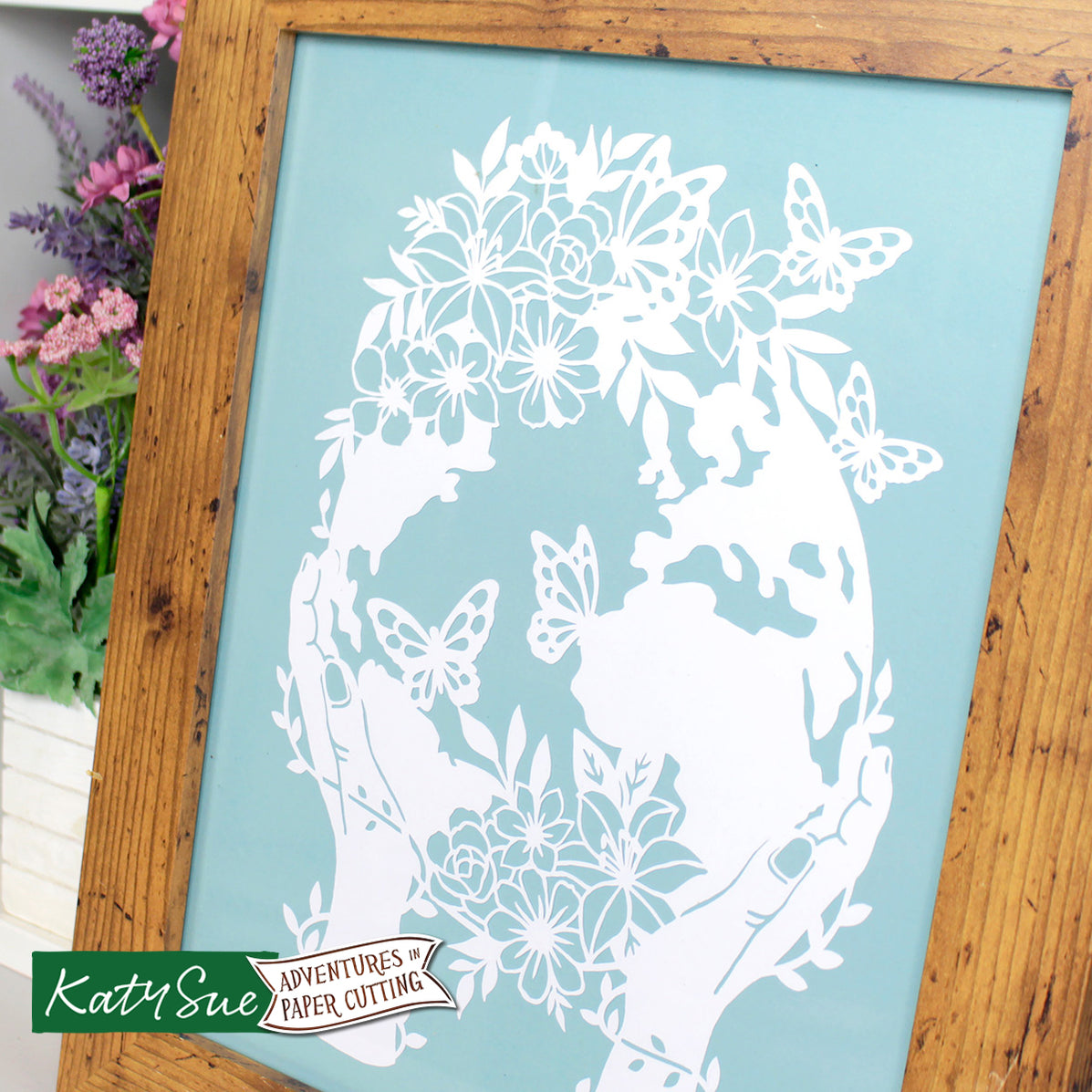 The World Paper Cutting Digital Template — Katy Sue Designs