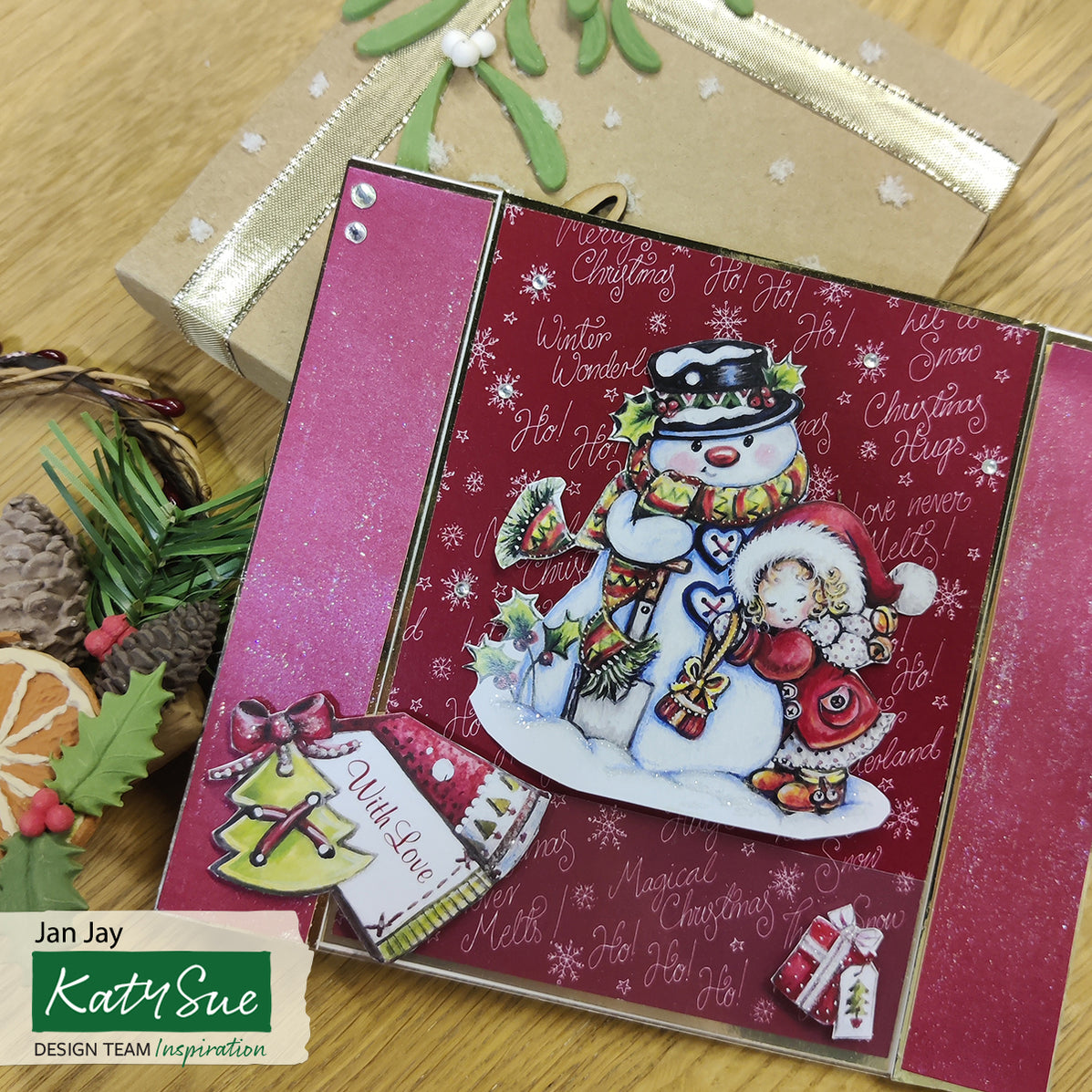 Snowman Paper Craft Pad | Katy Sue Designs