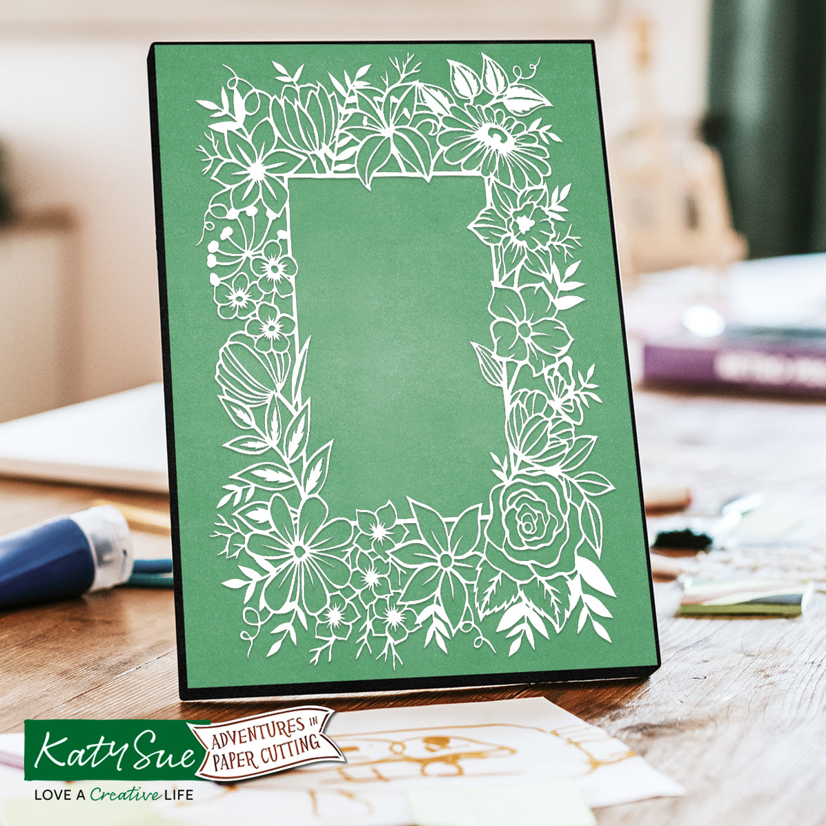 Frame Paper Cutting Digital Template — Katy Sue Designs